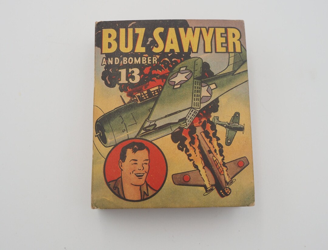 Vintage Big Little Book "buz Sawyer and Bomber 13 " No 1415 Whitman ...