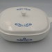 Vintage Corning Ware Pyroceram Blue Cornflower 10 Inch With Holder and ...