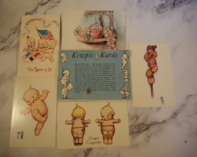 Vintage Kewpie Postcards and Kewpie Kards Rose O'neill Kewpies Collectible Kewpie Kewpie ...