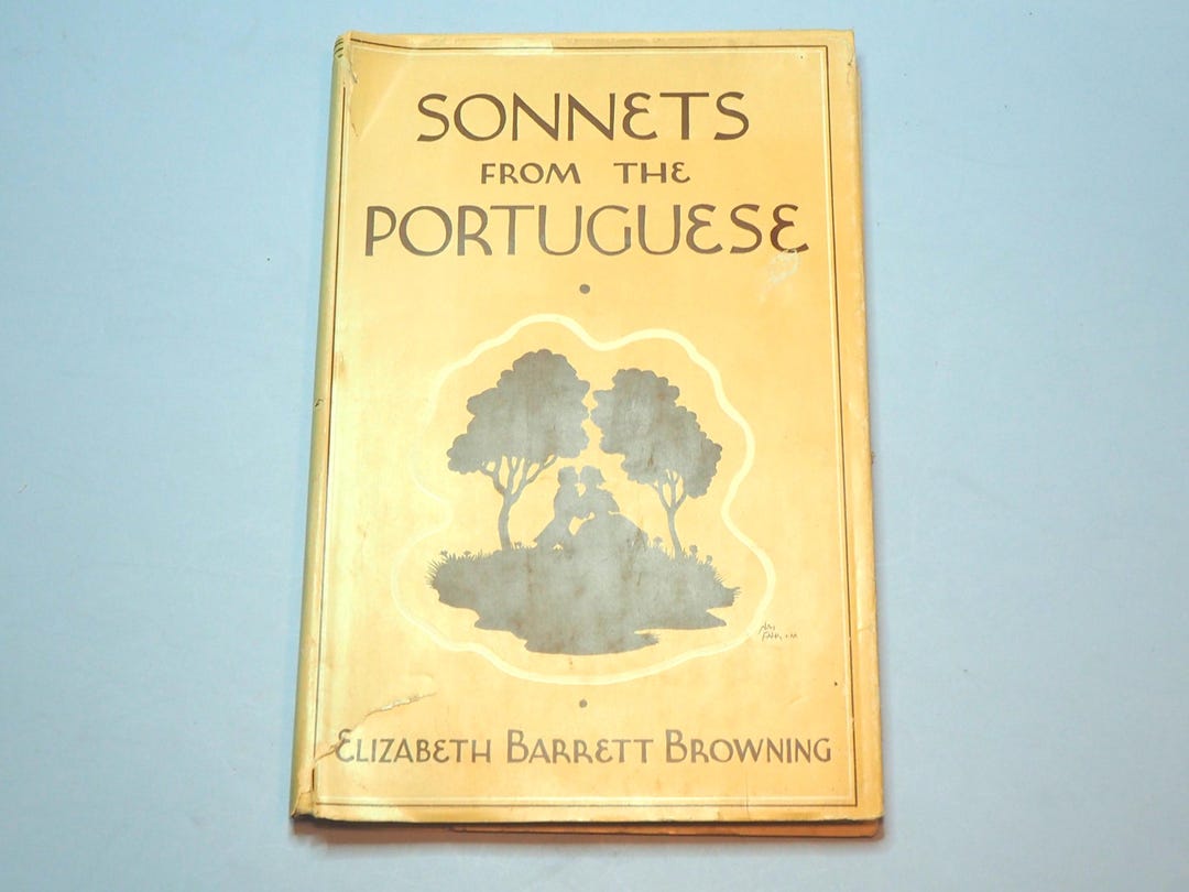 Vintage Illustrated "sonnets From the Portuguese"", by Elizabeth ...
