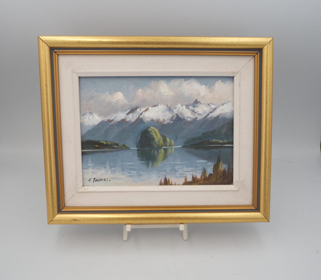 Original Oil Painting E.J. Thomas New Zealand Artist 1995 - Etsy