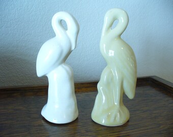 Ceramic Crane Figurine | Etsy