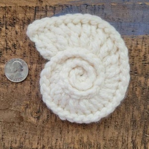 Beach Sea Shell Crochet Applique Sew On - Etsy