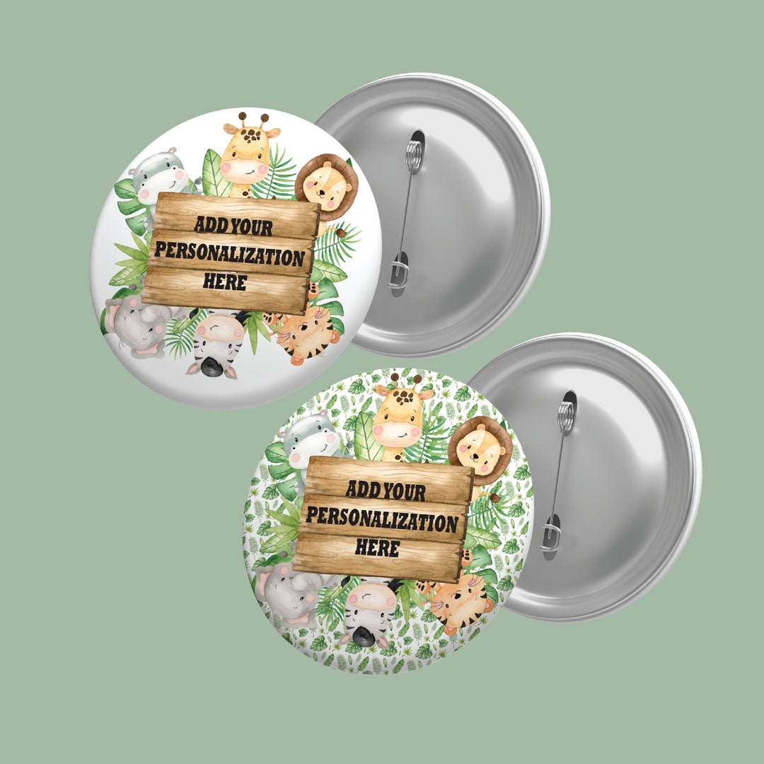 Safari Team Badge, Safari Team Badge, Custom Pin, Personalized Pin - Etsy