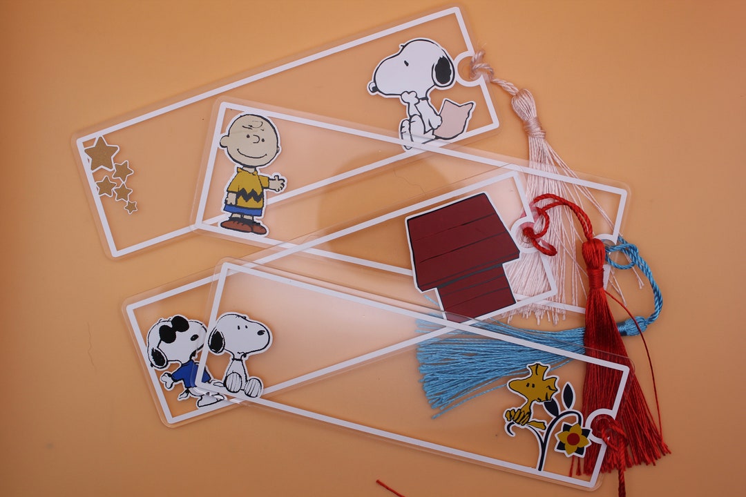 Snoopy Bookmark, Book Lover Gift Bookmark, Custom Book Mark - Etsy