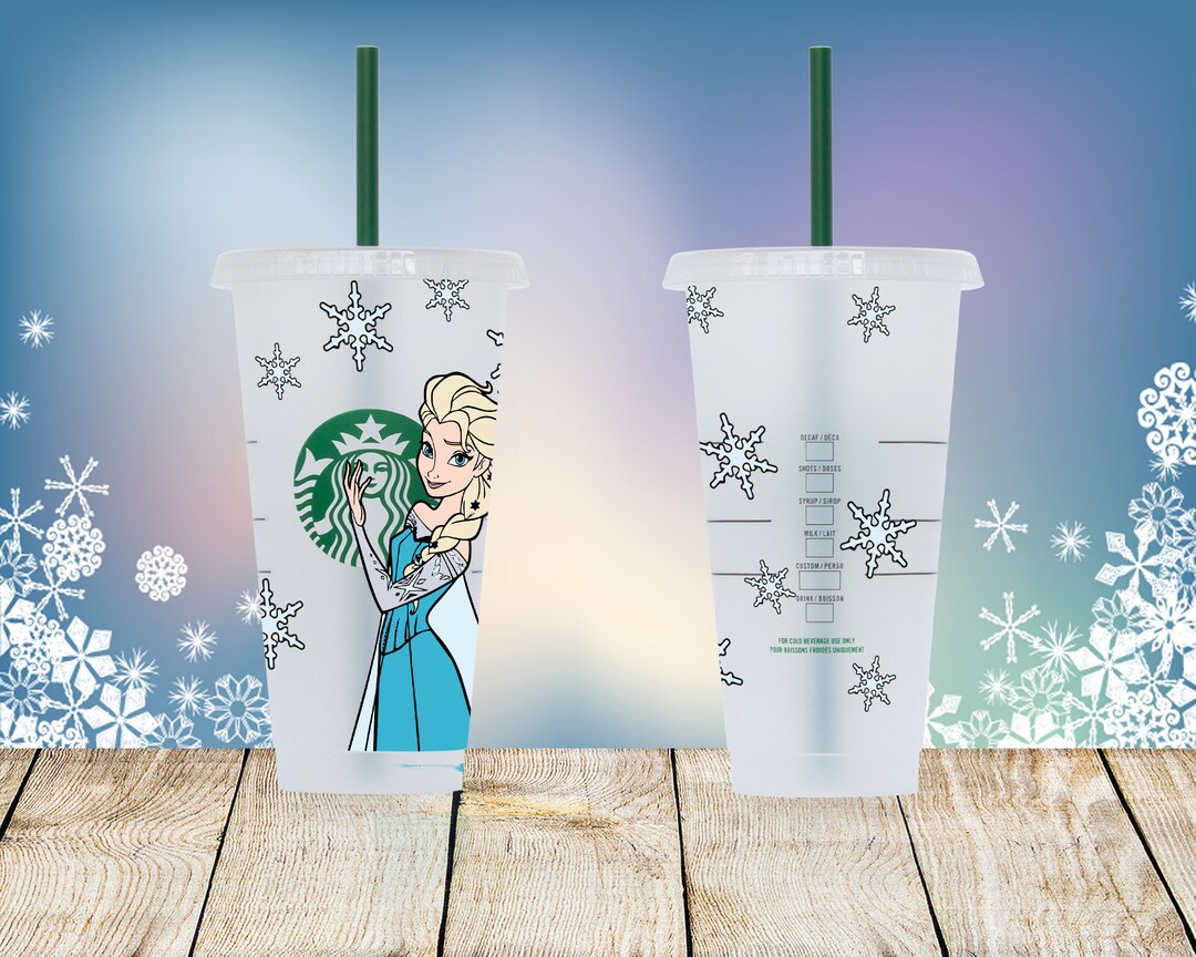 Frozen Custom Cup, Elsa Starbucks Cup, Elsa, Frozen - Etsy
