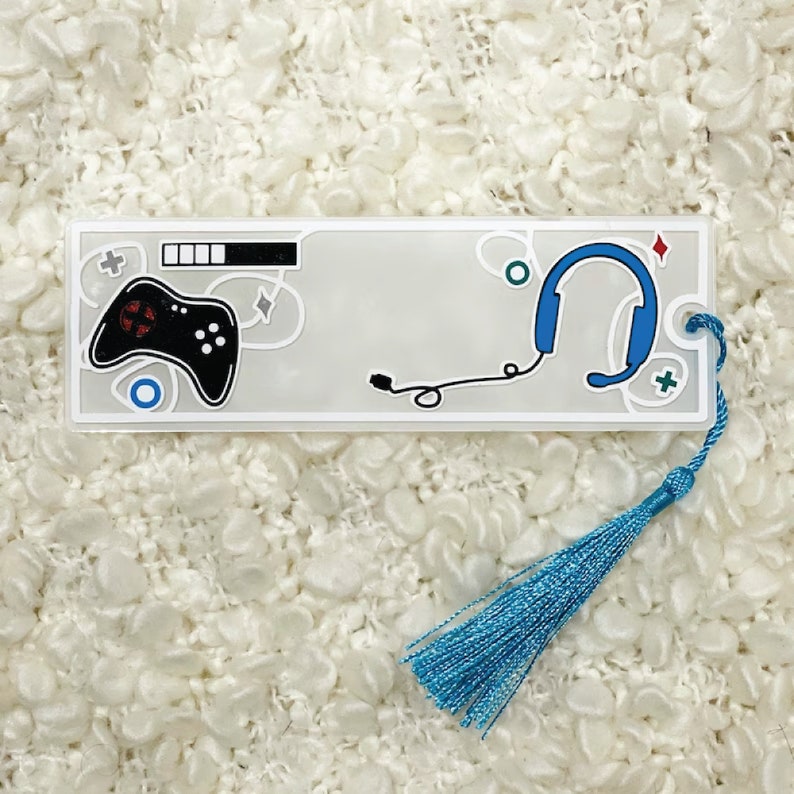 Gamers Bookmark, Gaming Bookmark, Page Mark for Gamers, Book Addicted ...