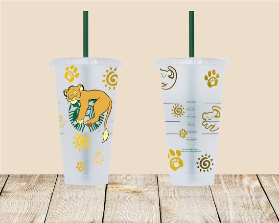 Simba Custom Cup the Lion King Starbucks Cup Simba Lion - Etsy UK