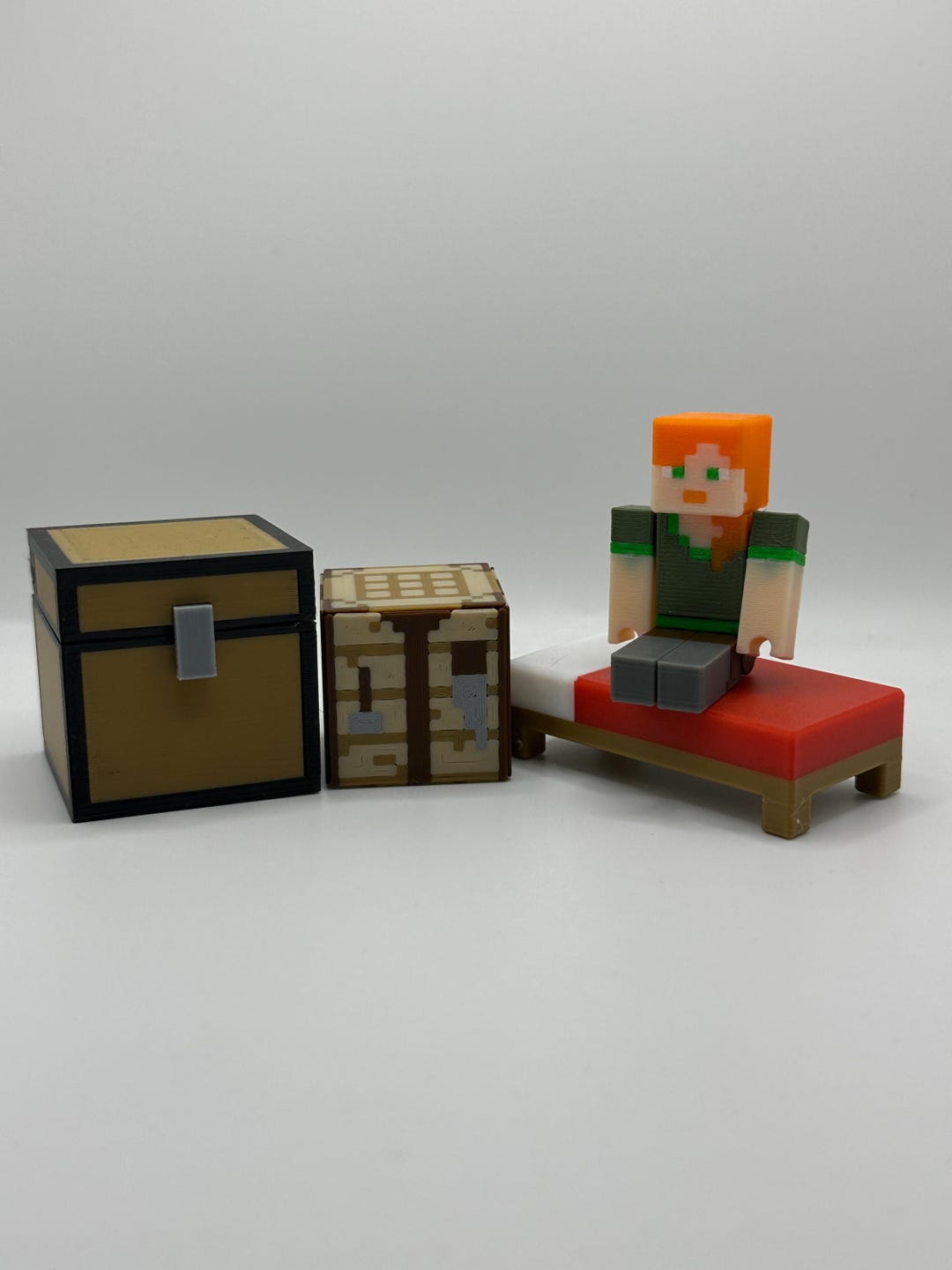 Pixel Female Character Pack – Articulated Character, Bed, Chest ...