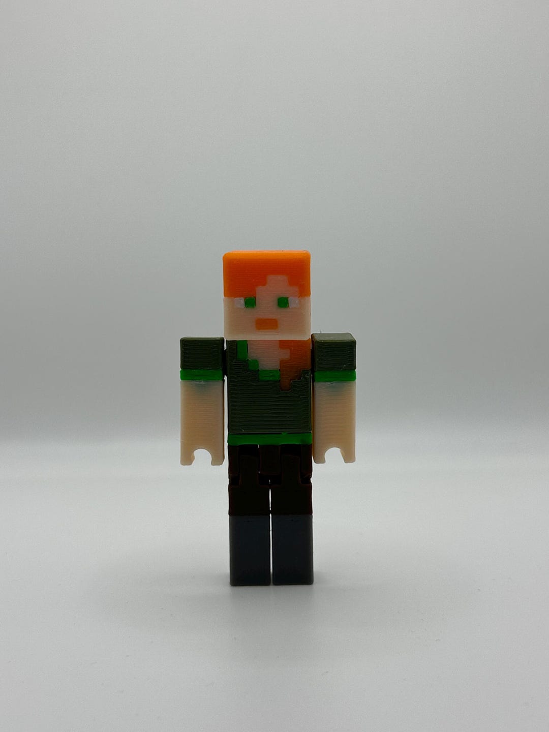 Articulated 3D Printed Pixel Figure: Gamer Gift - Etsy