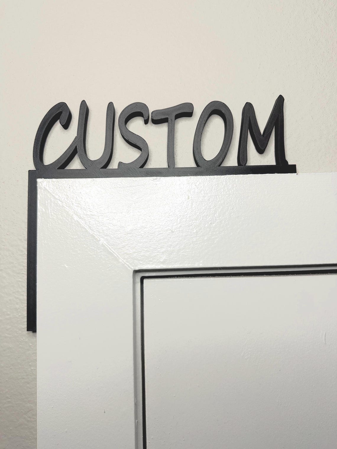 Custom 3D Printed Door Frame Name Sign: Personalized Wall Decor - Etsy
