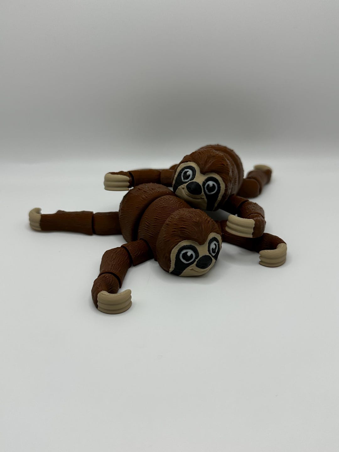 3D Printed Flexi Sloth: Articulated Fidget Toy, Desk Decor - Etsy