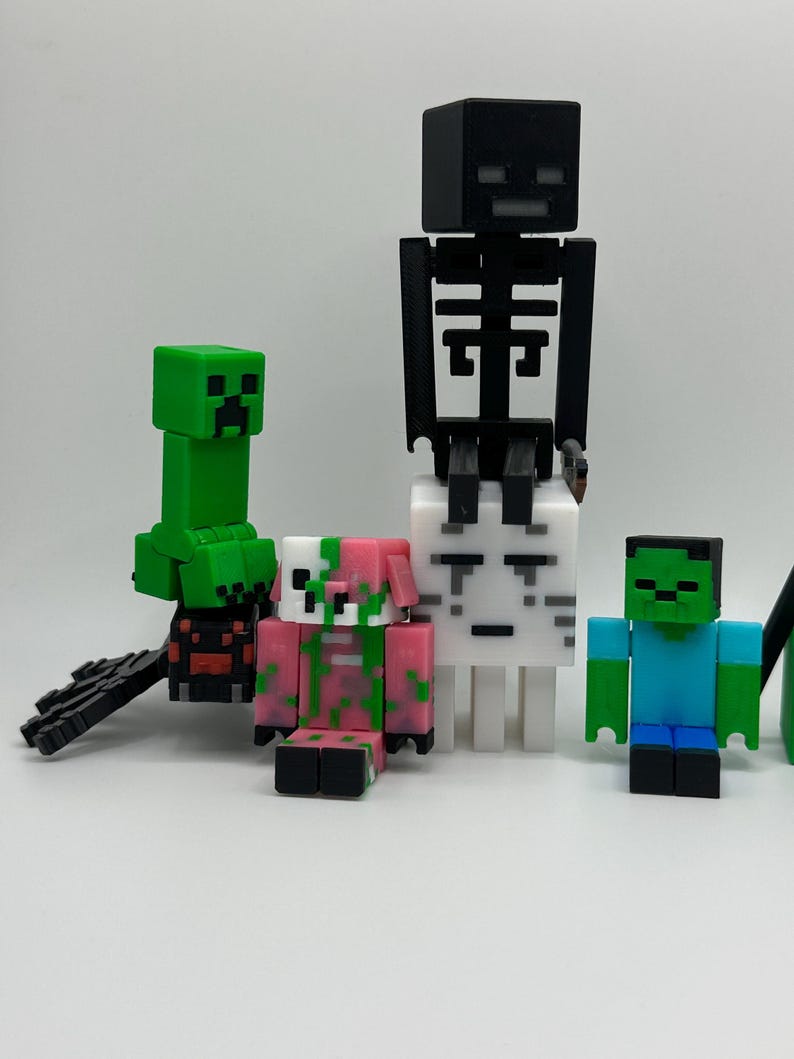 3D Printed Articulated Mob Set | Gamer Gift - Etsy