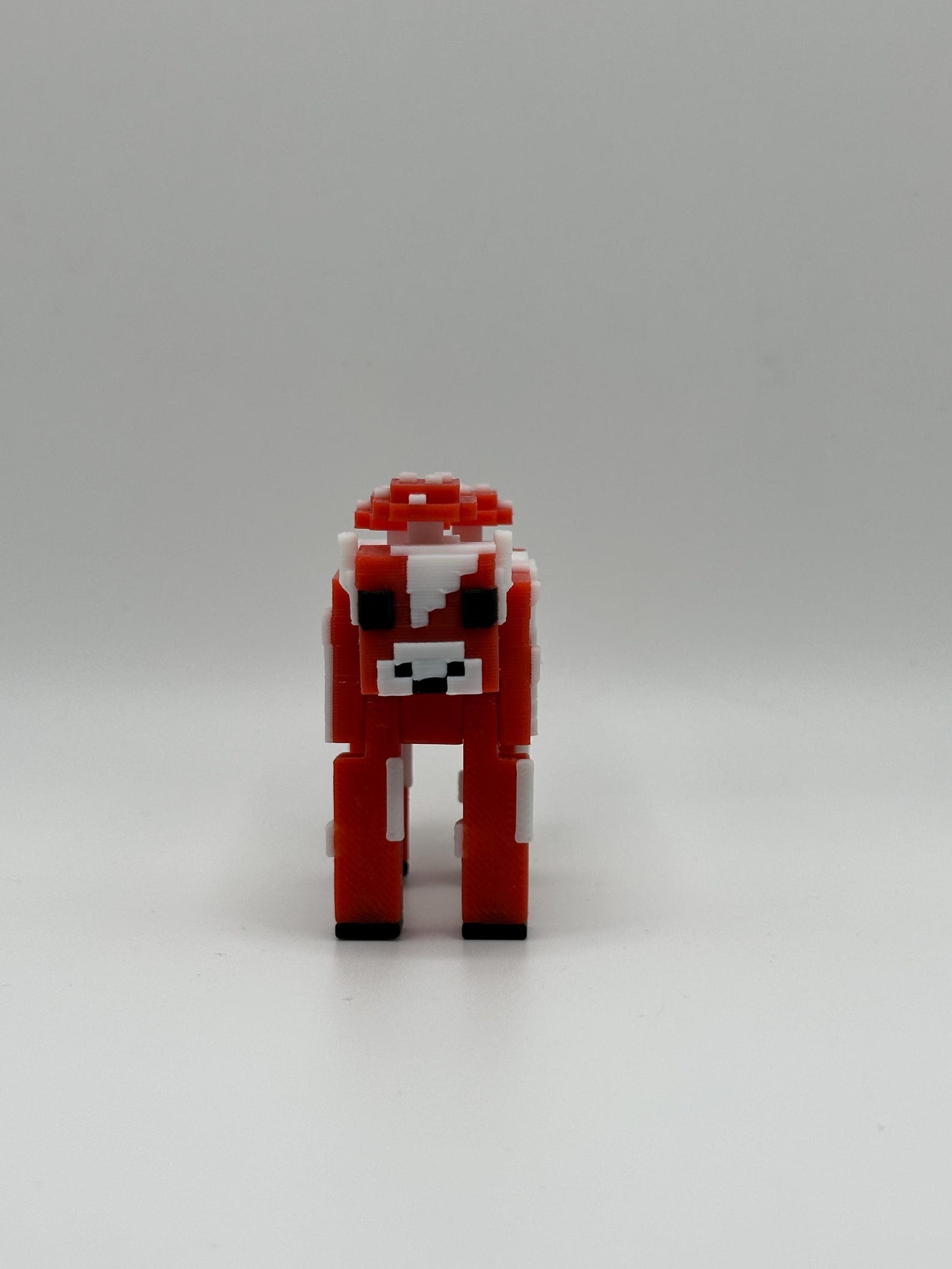 Minecraft-inspired Mushroom Cow | 3D Printed Mooshroom Style Figure ...