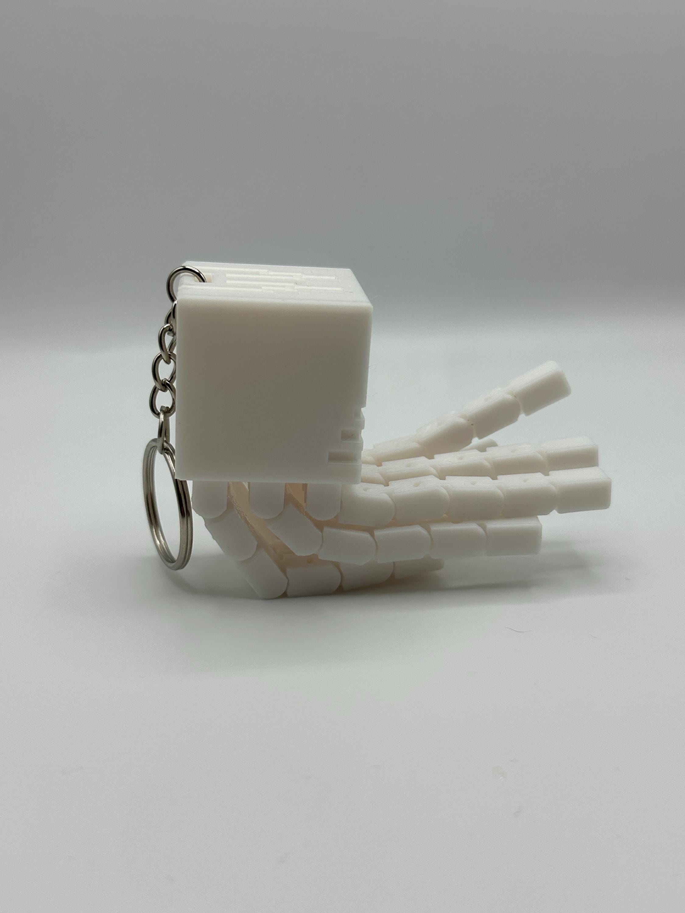 Minecraft Style Articulated Ghast – 3D Printed Figure or Keychain ...