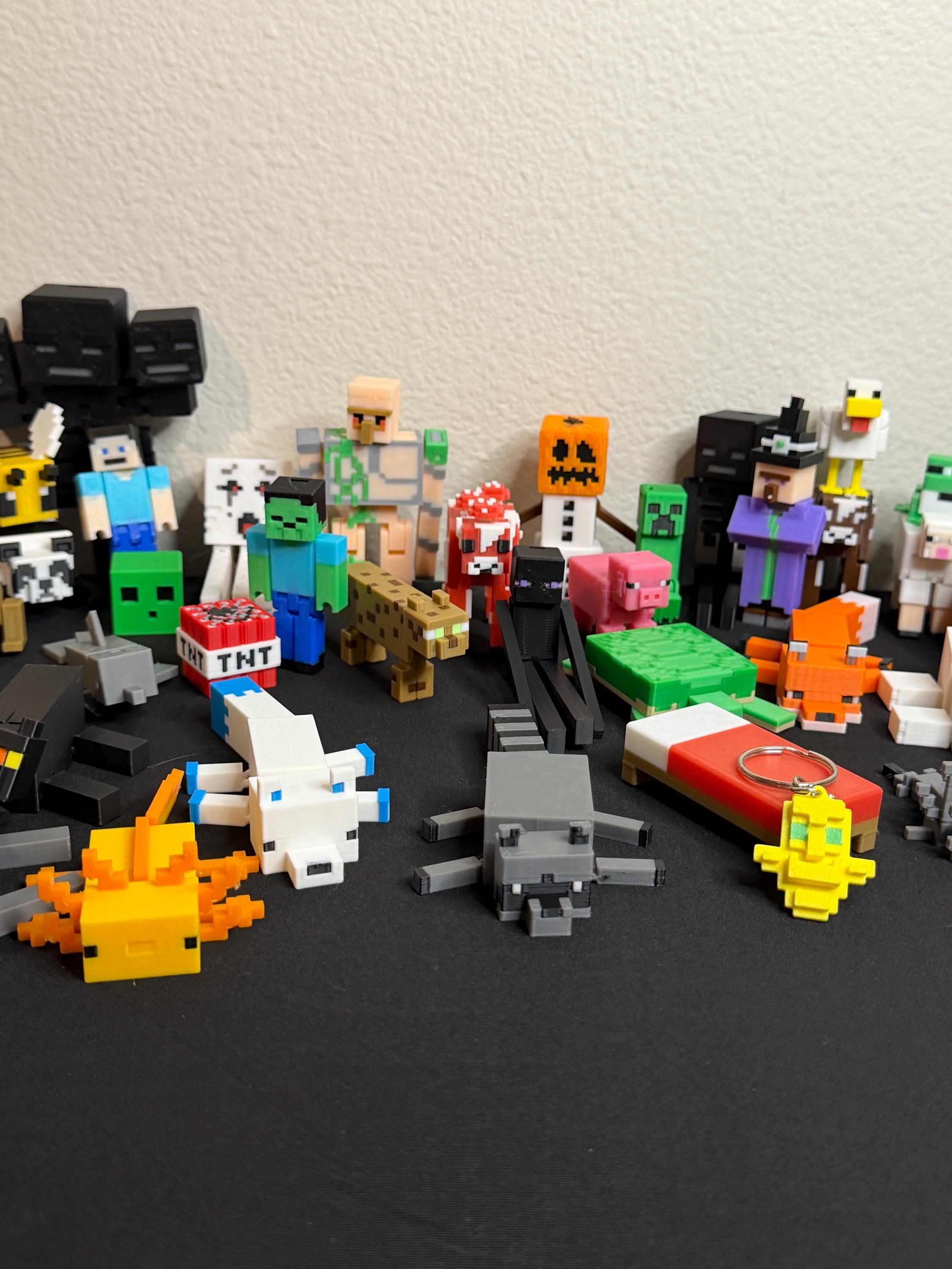 Pixel Figure Pack | 46 Collectible Block Characters & Creatures | Gamer ...
