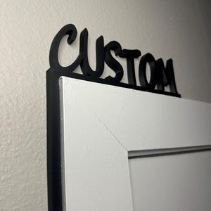 Custom 3D Printed Door Frame Name Sign: Personalized Wall Decor - Etsy