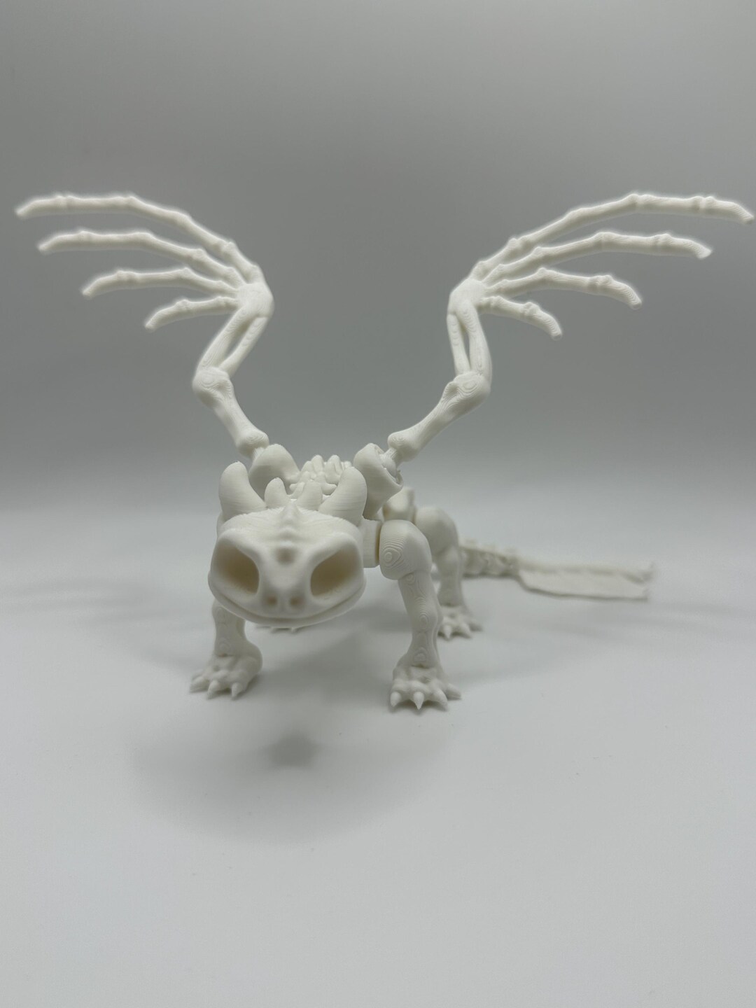Spooky Skeleton Dragon – Fully Articulated Toothless With Poseable ...