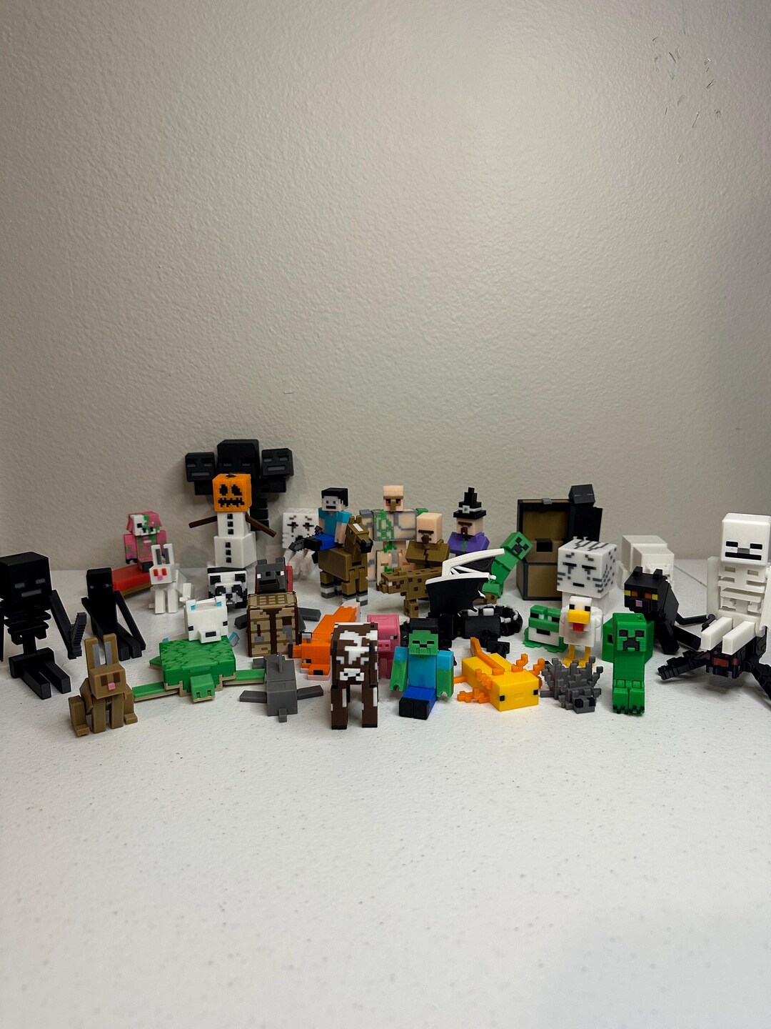 Minecraft-inspired Mini Figure Pack | 40 Pixel Characters & Mobs ...