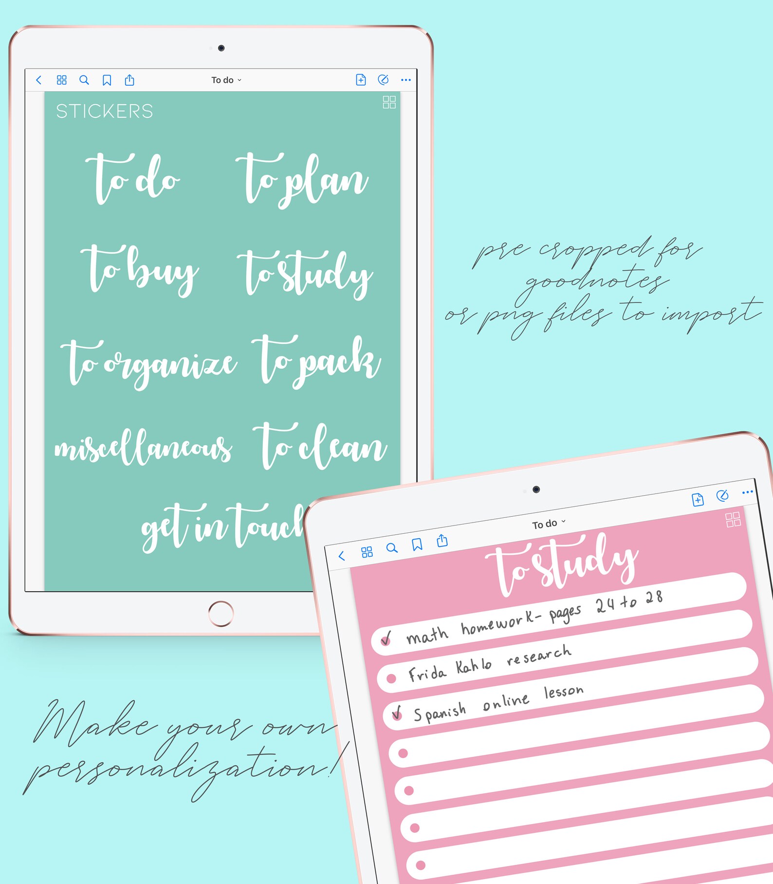 To Do Goodnotes Template