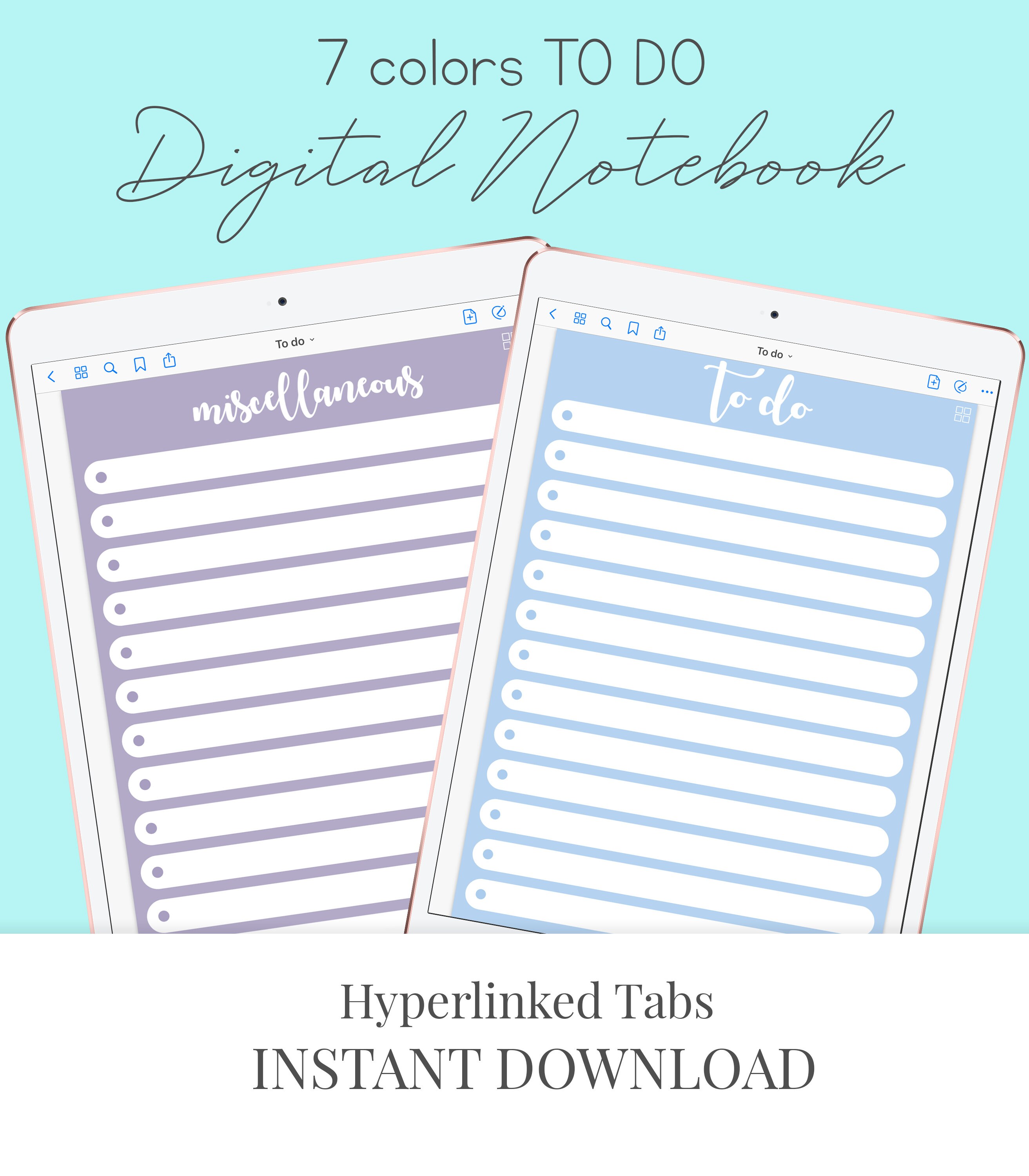 Goodnotes To Do List Template