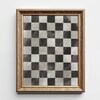 Checkered Wall Art, Modern Checkered Art Print, Black Neutral Art Print ...