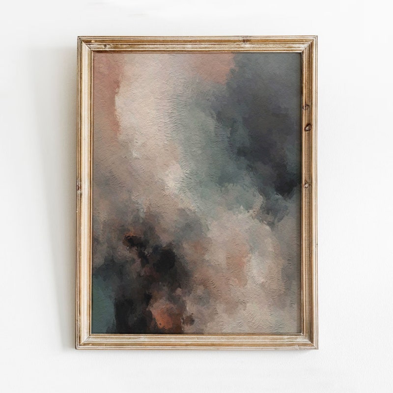 Navy Abstract - Etsy