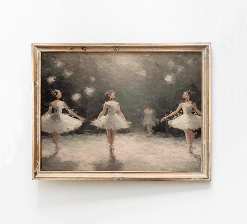 Abstract Ballet Print, Ballerina Wall Art, Nutcracker Ballet Painting ...