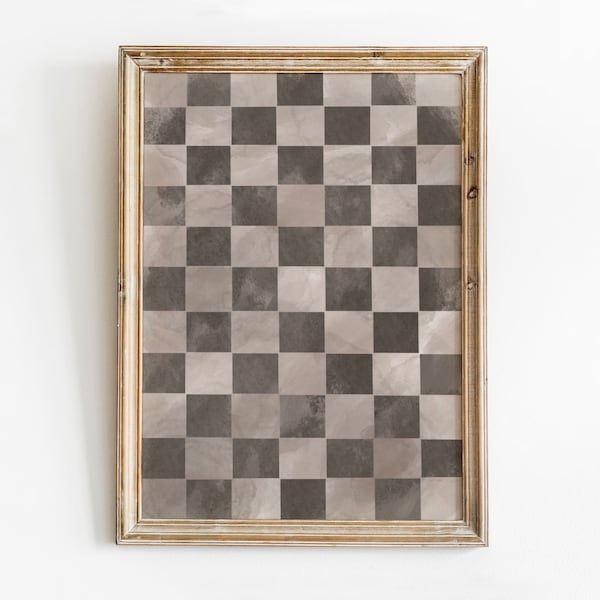 Checkered Print - Etsy