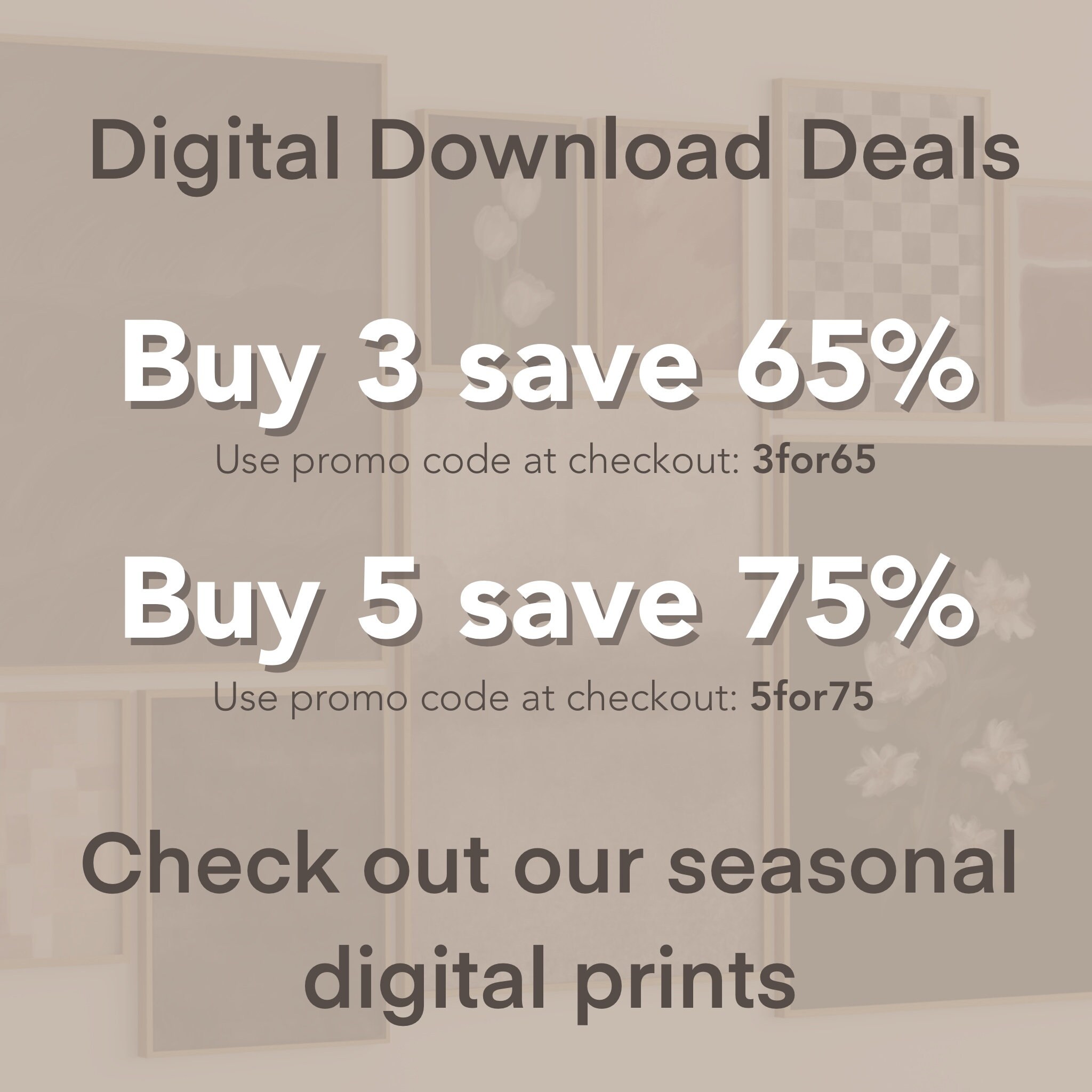 Checkerboard Watercolor Print, Checkered Art Print, Neutral ...