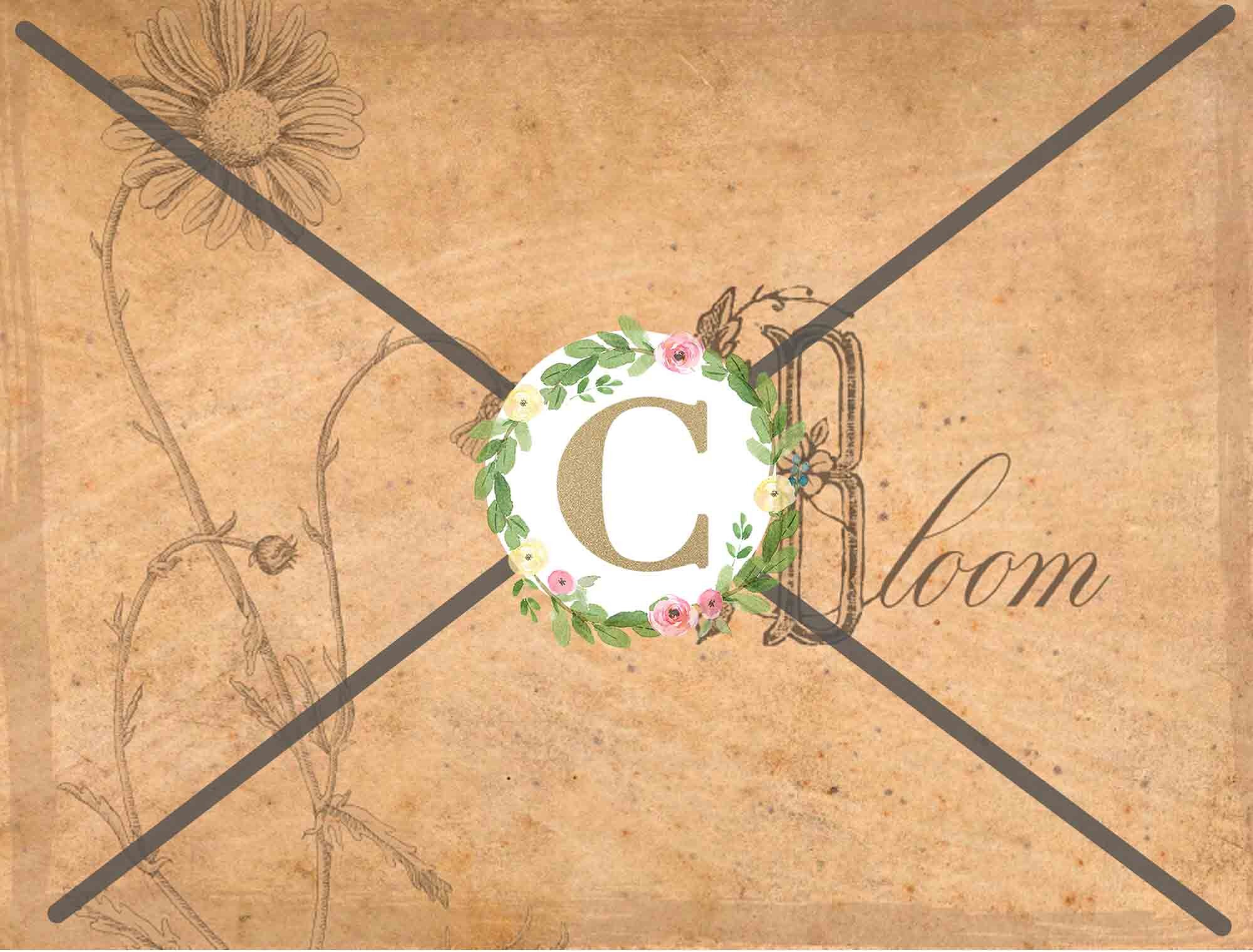 Floral Printable Paper Background Set 1 for Junk Journals - Etsy