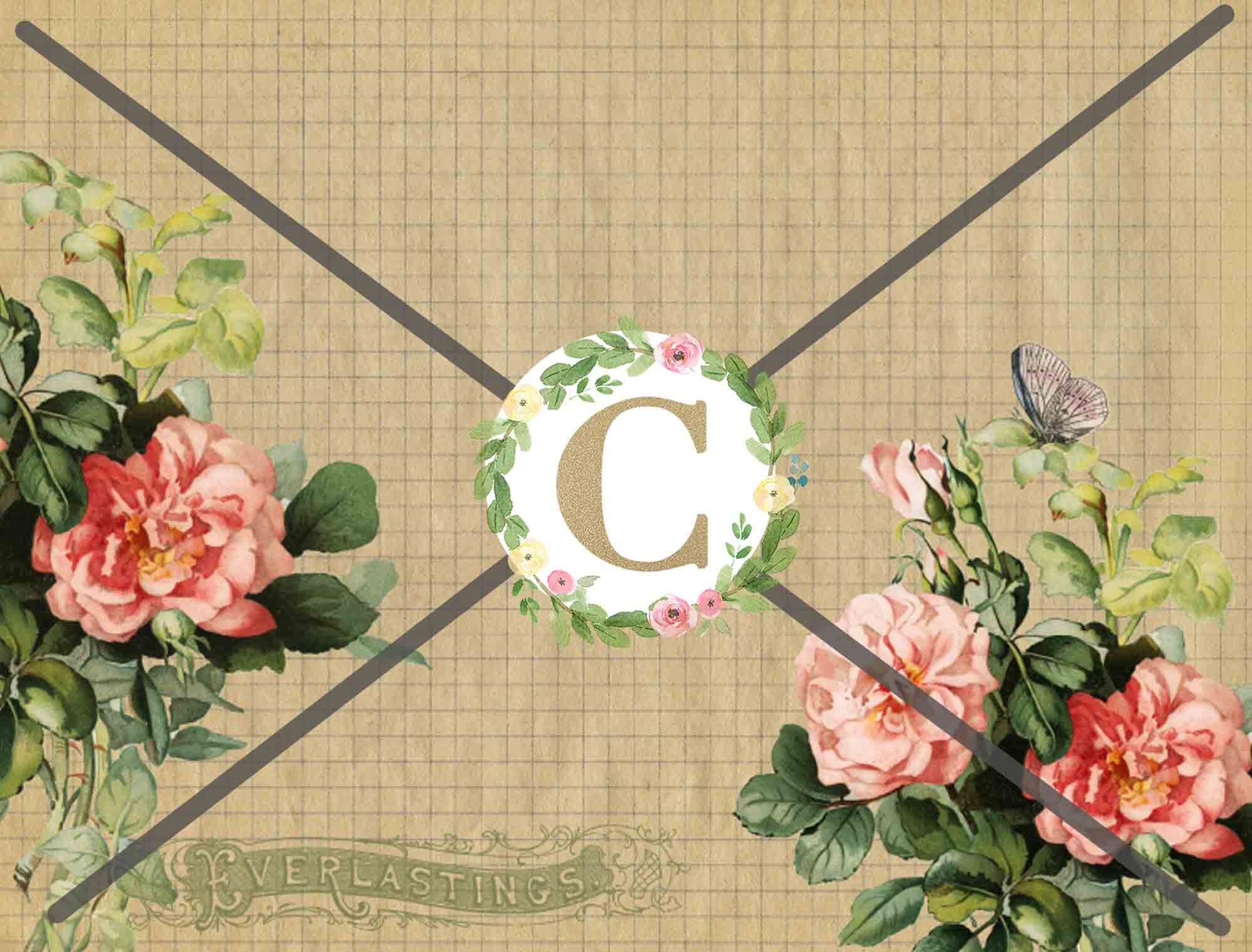 Floral Printable Paper Background Set 1 for Junk Journals - Etsy