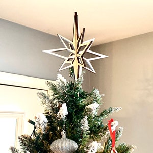 North Star Tree Topper | SVG Laser Cut File | Instant Download for ...