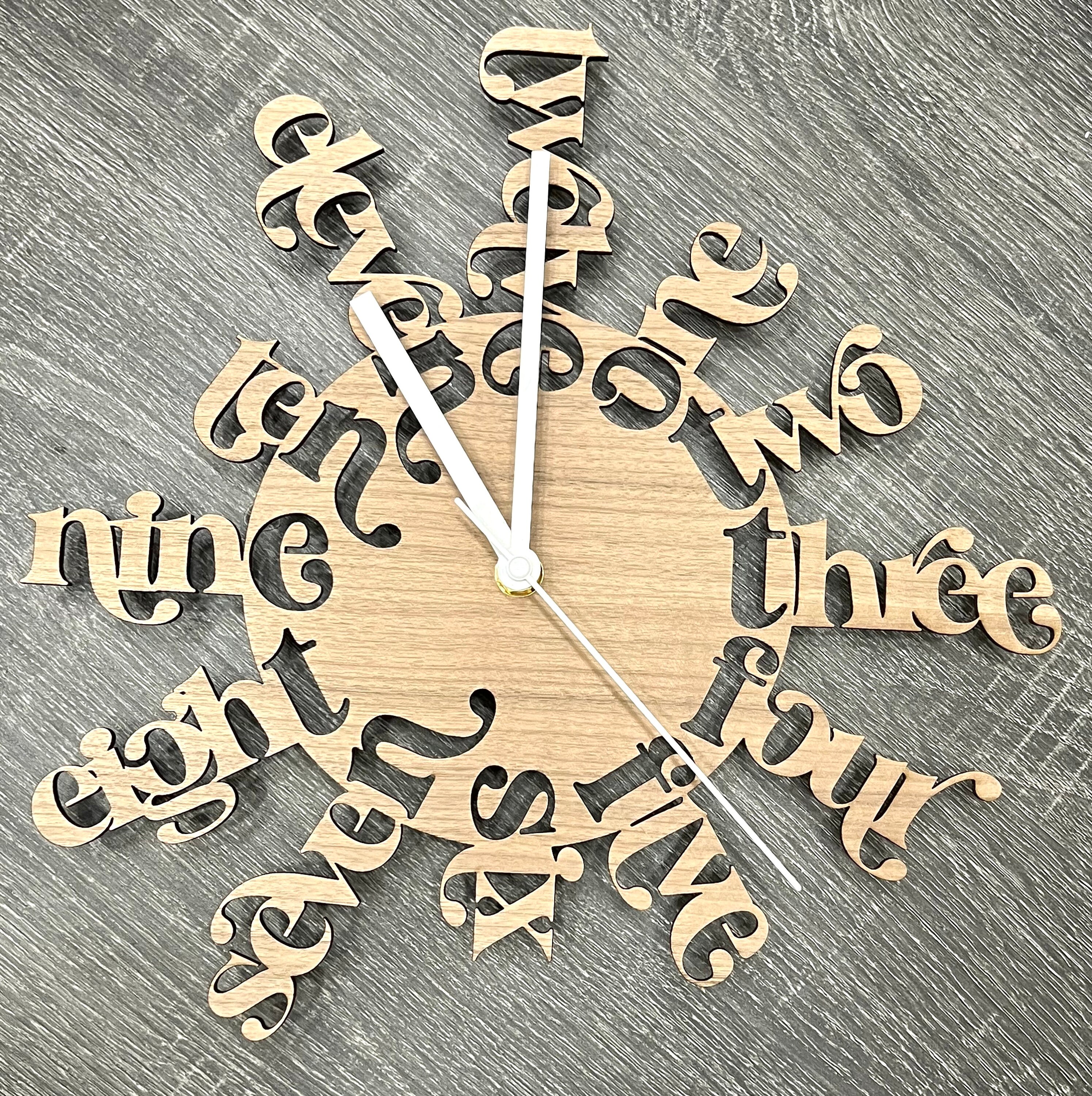 Cool Word Clocks