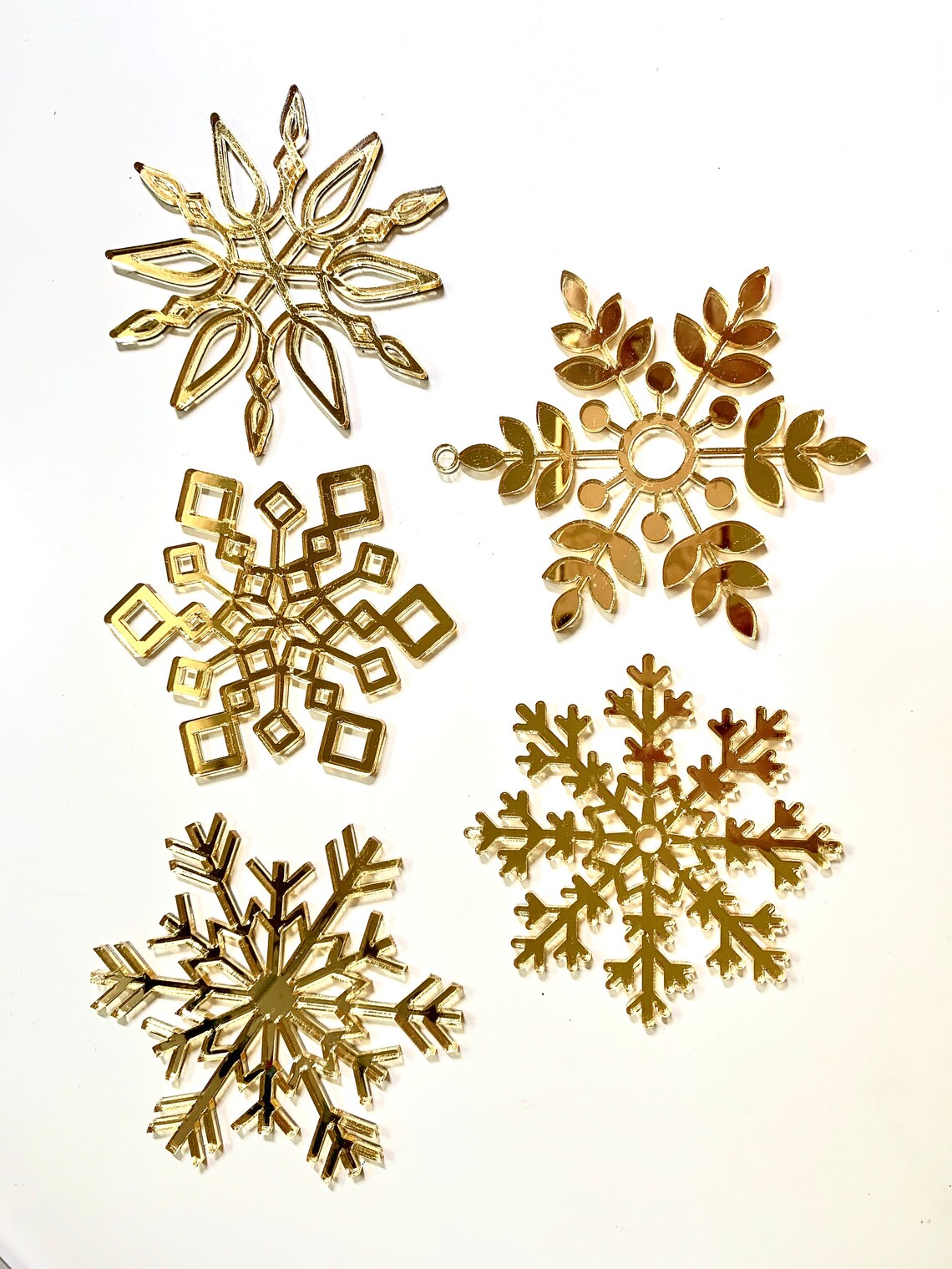 Snowflake Glowforge File Bundle SVG Laser Cut File 14 | Etsy