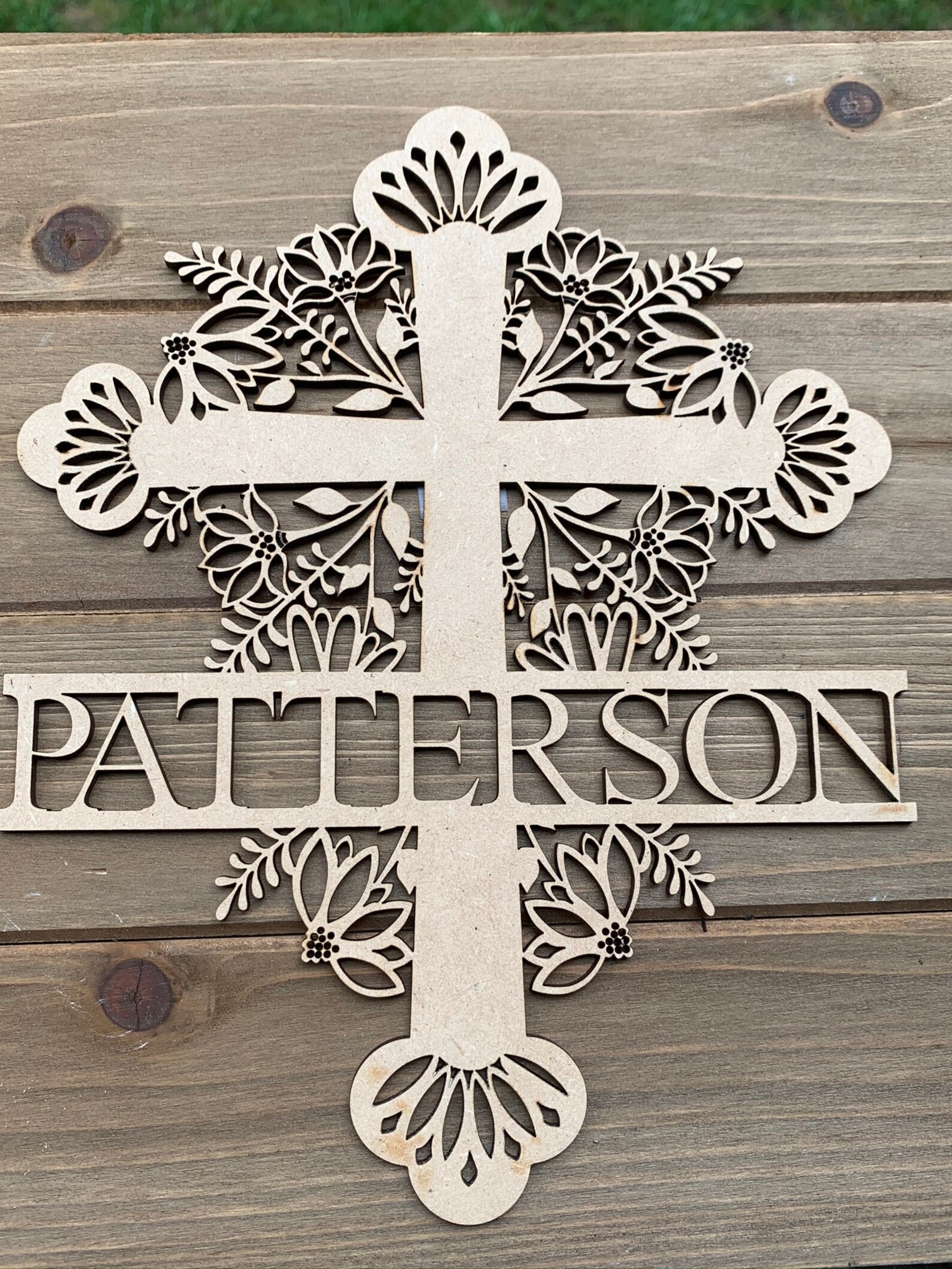 Folk Floral Split Cross 2 Designs SVG Cut Files - Etsy
