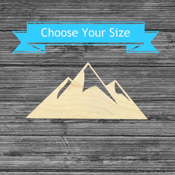 Mountain Cut Out - Etsy