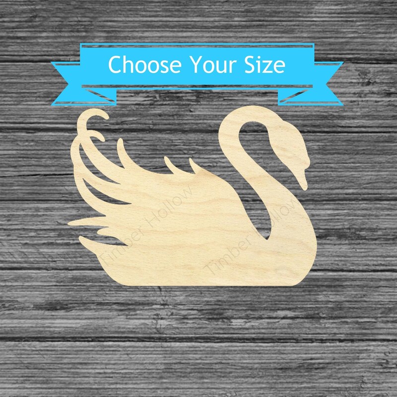 Wood Swans - Etsy