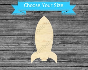 Wood Rocket Ship - Etsy