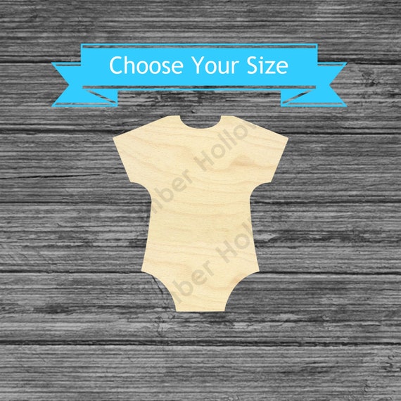 Baby Bodysuit Wood Cutout Laser Cut Nursery Shape Multiple - Etsy