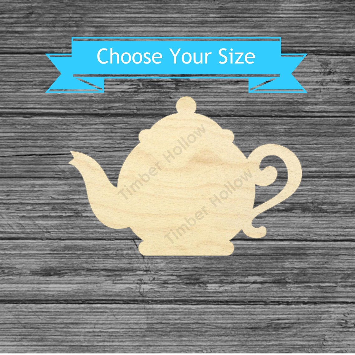 Teapot Wood Cutout Laser Cut Drink Shape Multiple Sizes - Etsy