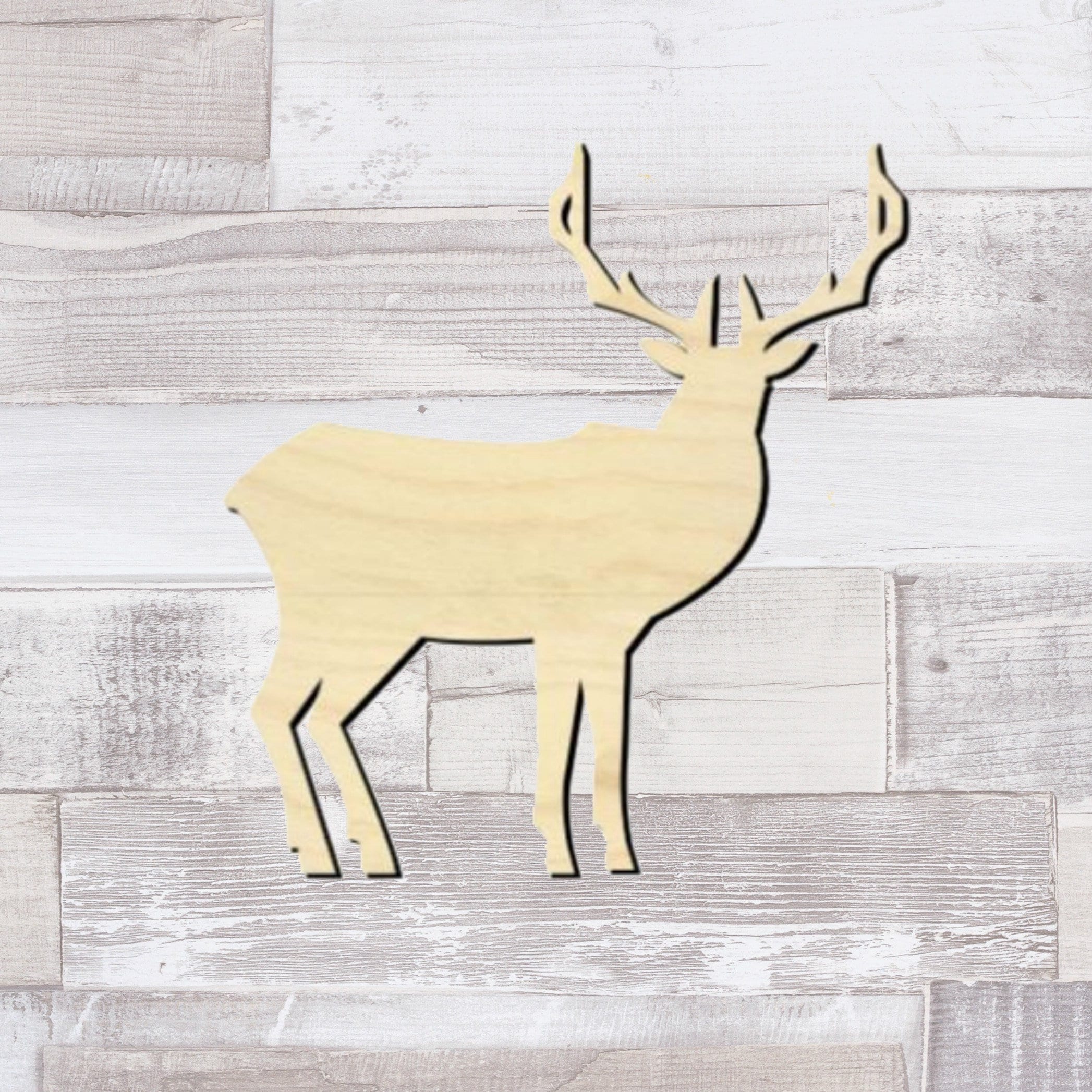 Buck Deer Wood Cutout Laser Cut Wilderness Shape - Etsy