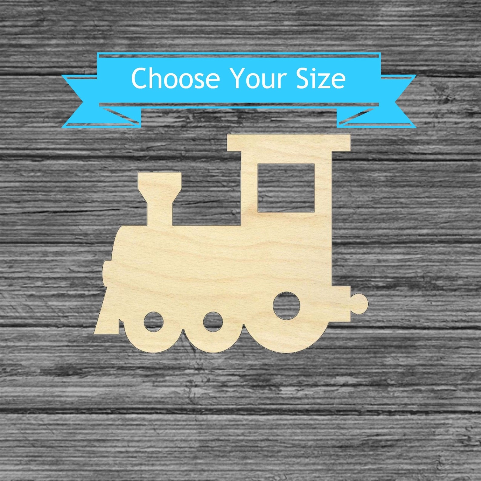 Train Wood Cutout Laser Cut Locomotive Multiple Sizes Wood | Etsy