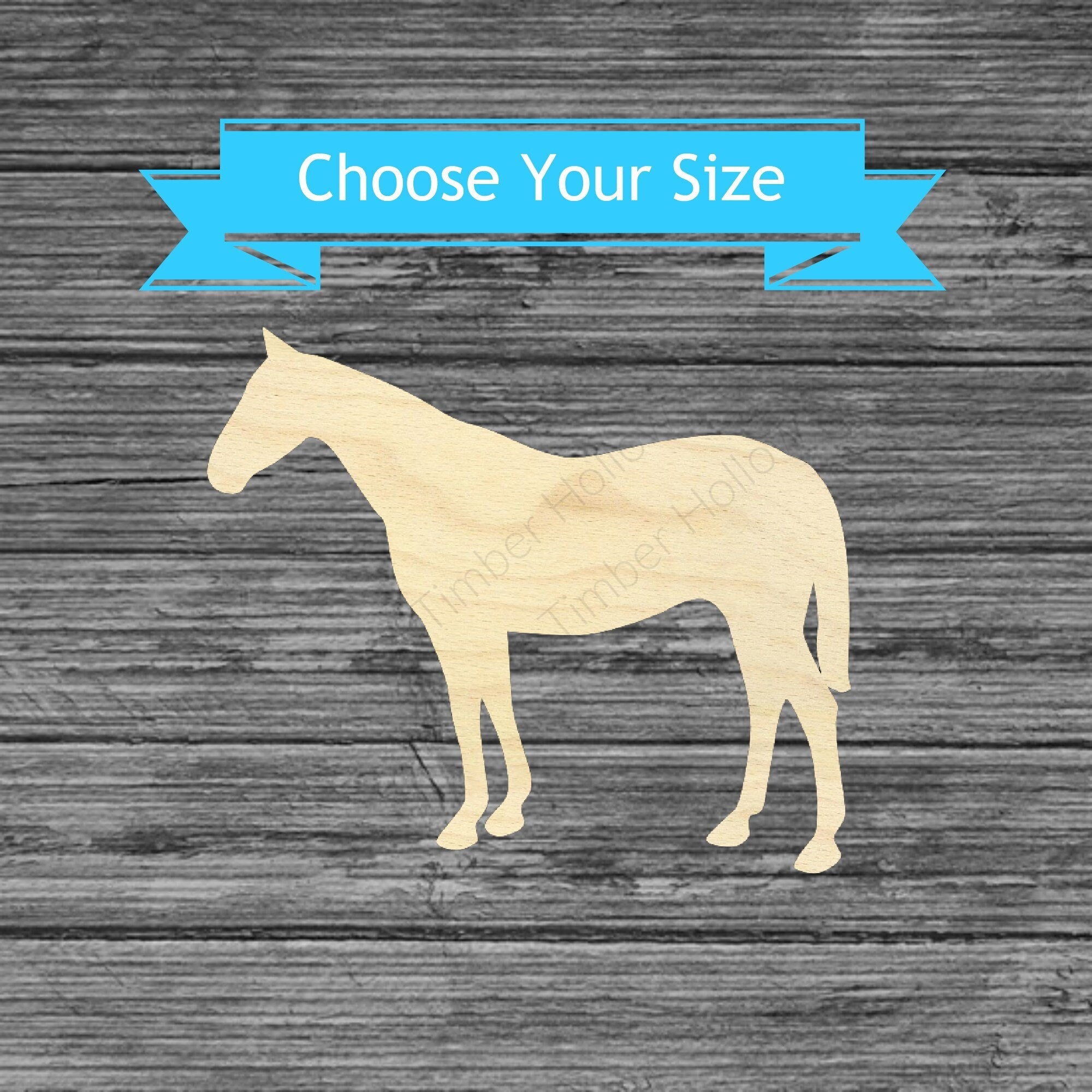 Horse Wood Cutout Laser Cut Farm Shape Multiple Sizes Wood - Etsy