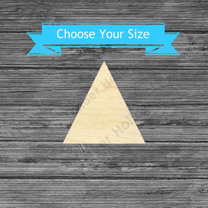 Triangle Cutout - Etsy