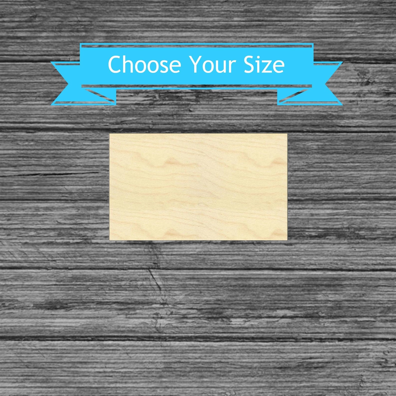 Rectangle Wood Cutout Laser Cut Shape Multiple Sizes Wood - Etsy