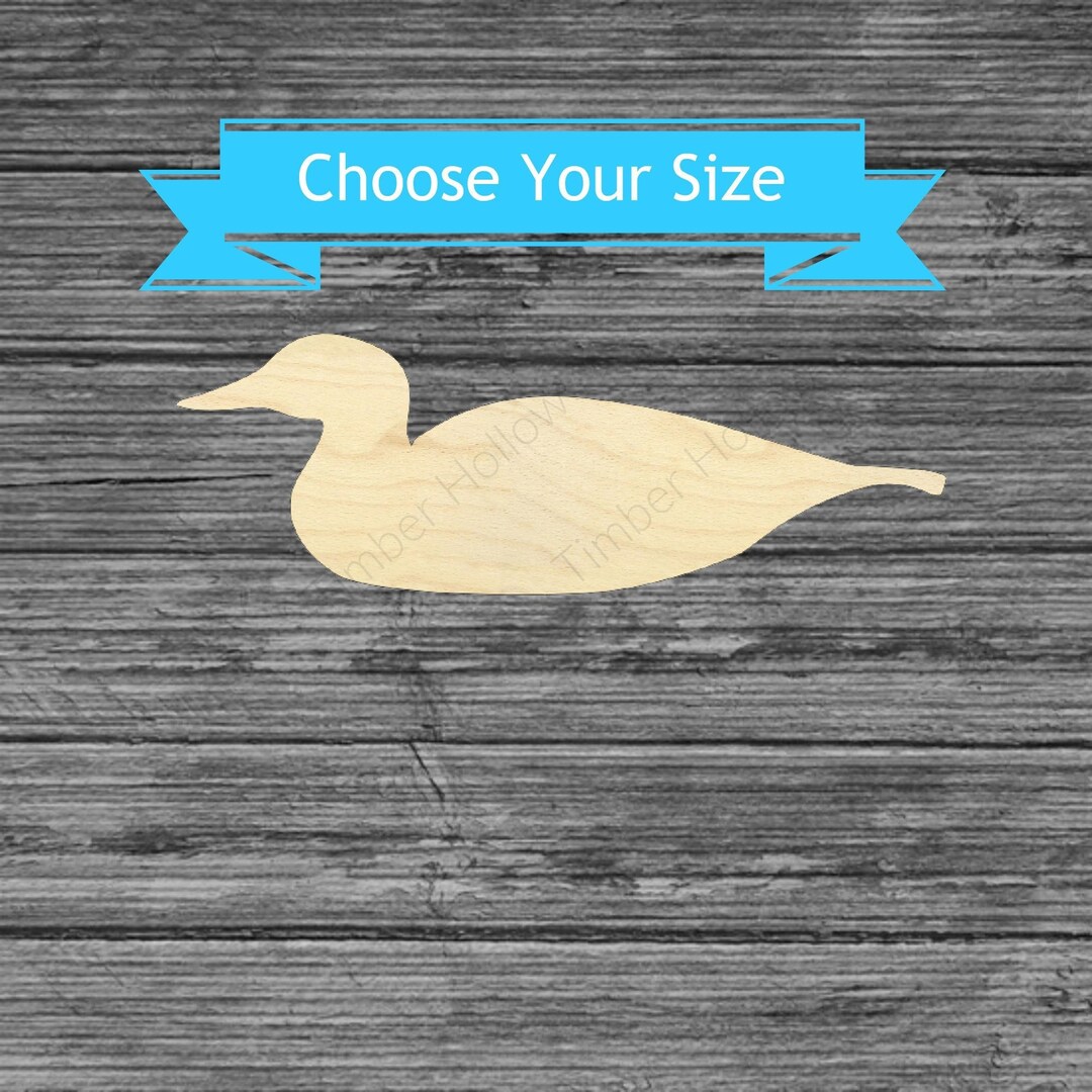 Loon Wood Cutout - Laser Cut Water Bird Shape - Multiple Sizes Wood ...