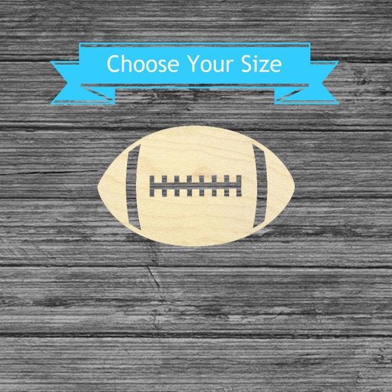 American Football Wood Cutout Laser Cut Sport Shape | Etsy