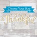 In All Things Give Thanks Script Stencil by Studior12 DIY Simple Fall ...