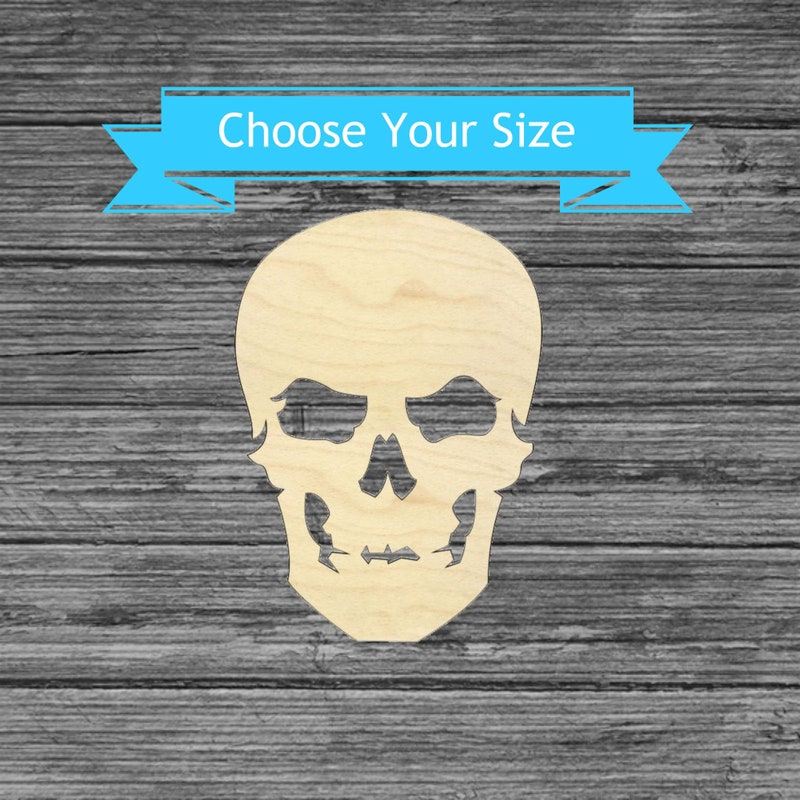 Wood Skulls Cutout - Etsy
